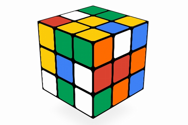 CUBUL RUBIK GOOGLE DOODLE. 40 de ani de la invenția CUBULUI RUBIK