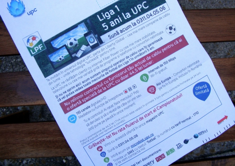 Mesajul UPC pentru abonații altor companii de cablu: ''Nu reînnoi ...