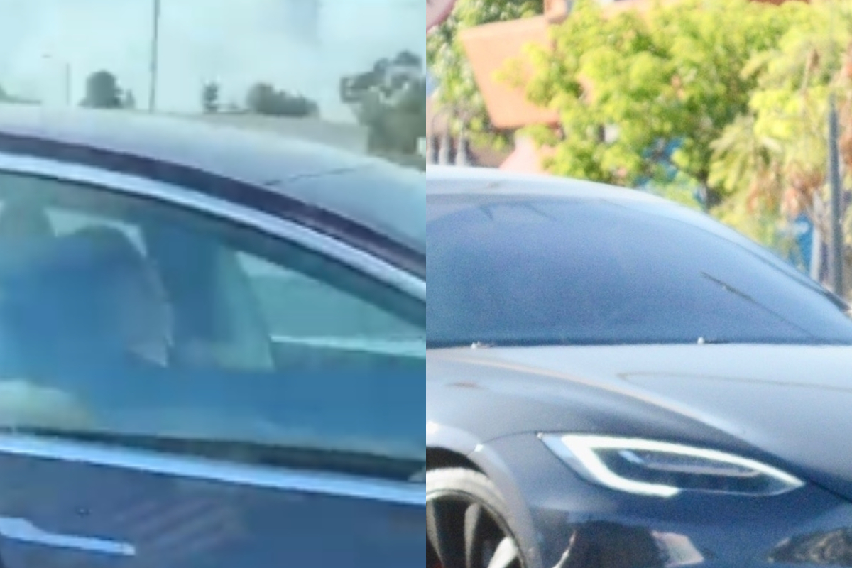 Filmat cum DOARME buștean la volan. TESLA: Pilotul automat are nevoie ...