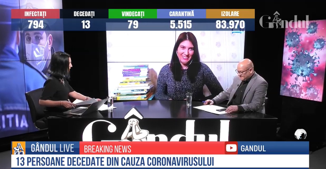 AVIZ EPIDEMIOLOGIC. Ana Maria Maxim, jurnalist Gândul.ro: Declarația se ...