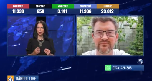 GÂNDUL LIVE. Pacientul 102 cu COVID-19 din Arad: Am sunat la ambulanță ...