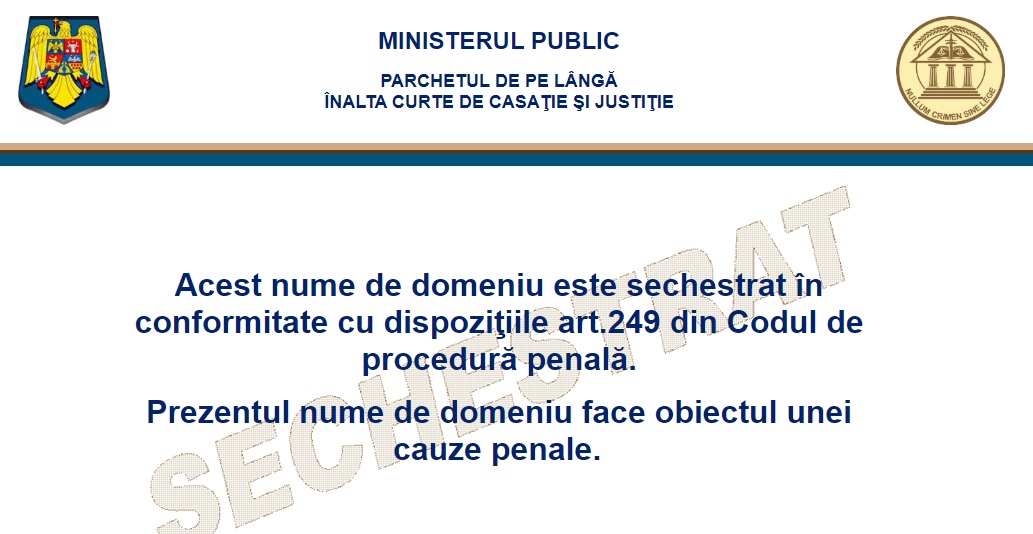 OPRIT. Cel mai mare site de tracker de torrente din România ...