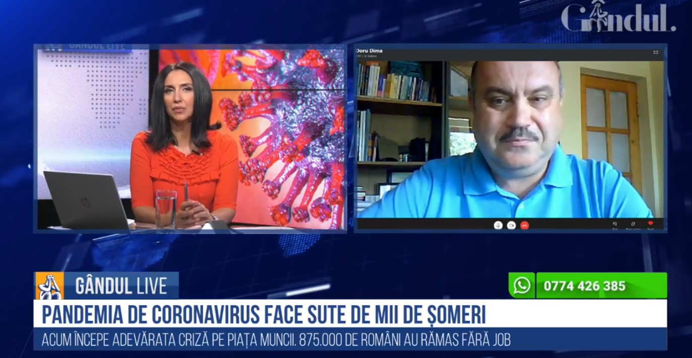 GÂNDUL LIVE. Doru Dima, expert HR: „Când ai rămas fără job, trebuie să ...