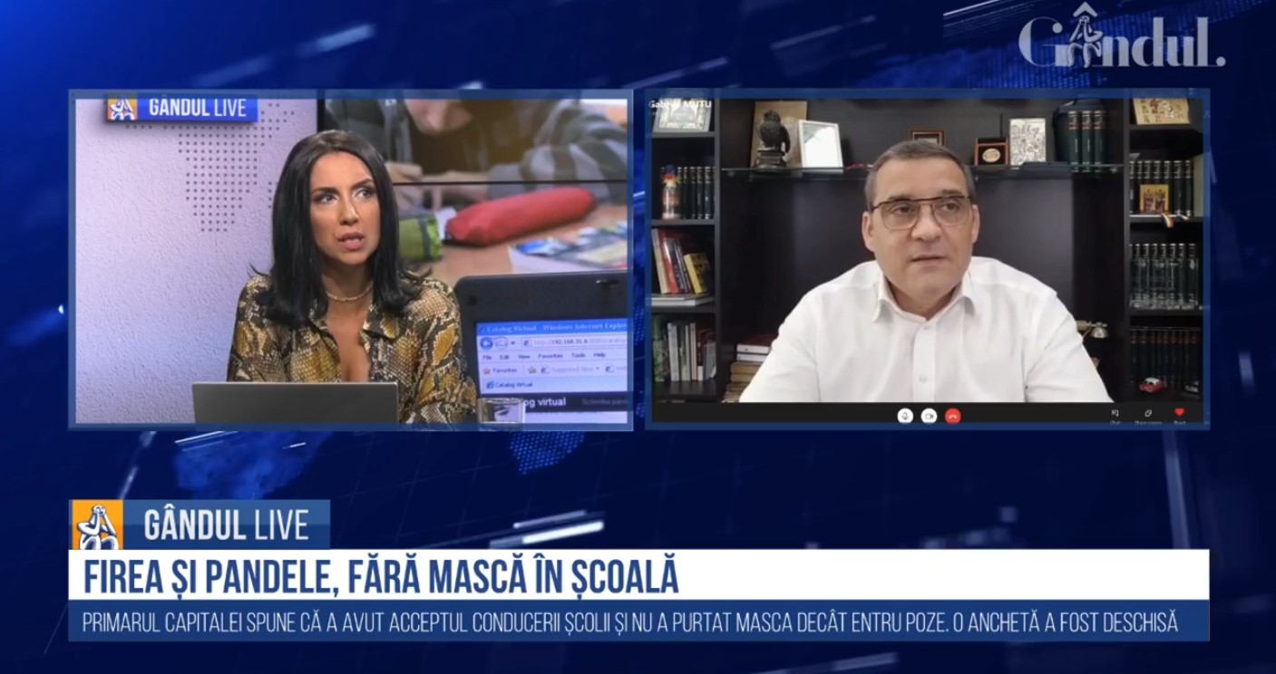 GÂNDUL LIVE. Cum a început școala în Sectorul 6. Primarul Gabriel Mutu ...