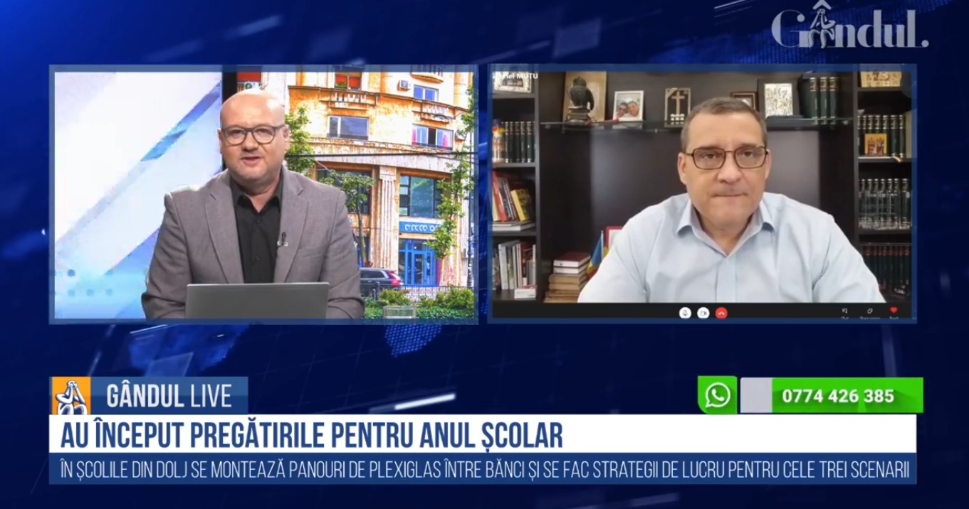 GÂNDUL LIVE. Gabriel Mutu, primarul Sectorului 6: „Elevii vor merge în ...