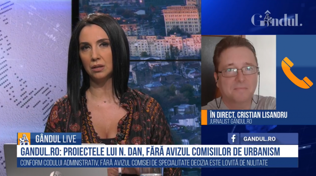 GÂNDUL LIVE. Cristian Lisandru, despre eventuala suspendare a PUZ ...