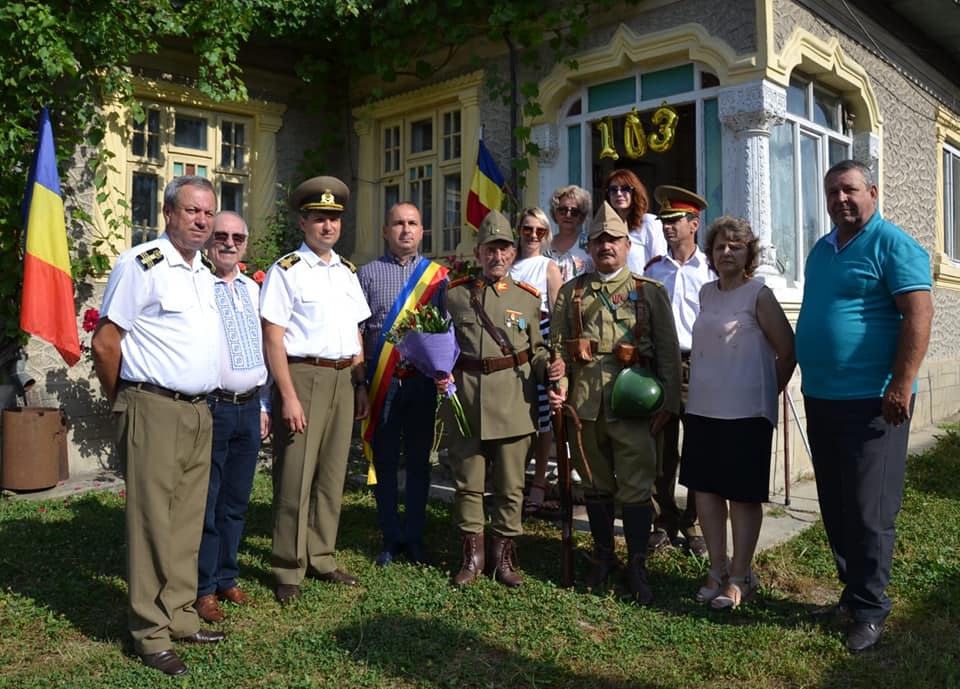 Ion Banu, veteran de război, a împlinit venerabila vârstă de 103 ani