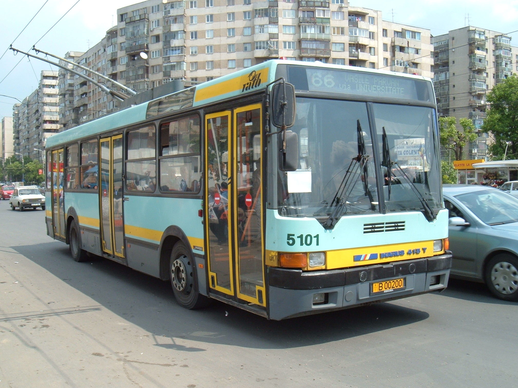 Linia 66 de troleibuze va funcționa pe un traseu modificat