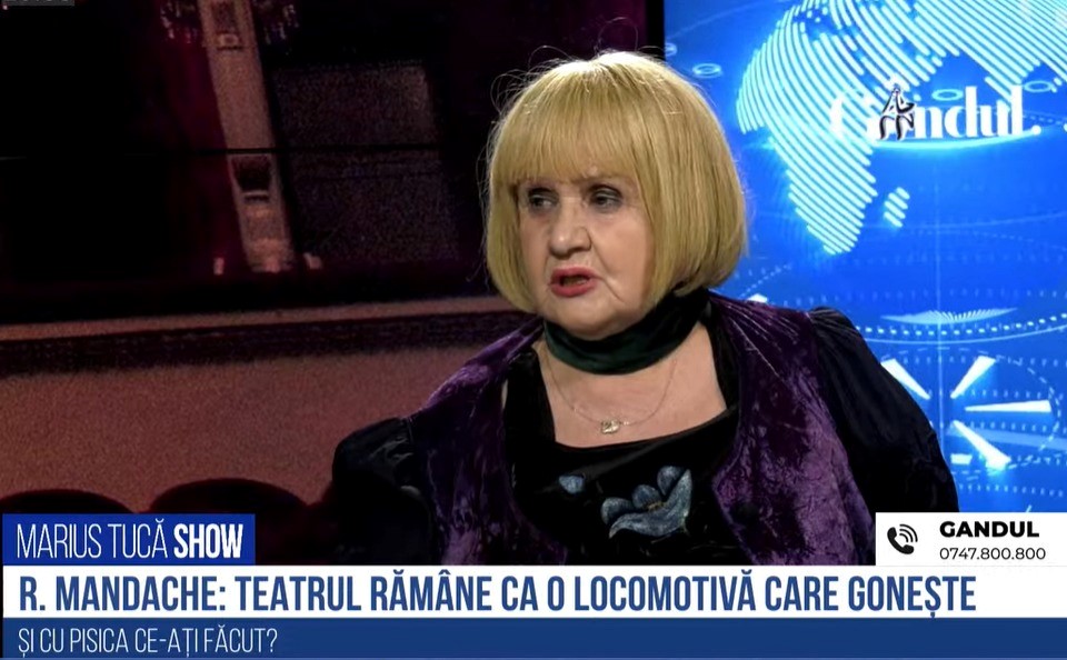 VIDEO Actrița Rodica Mondache: „Teatrul rămâne ca o locomotivă foarte ...