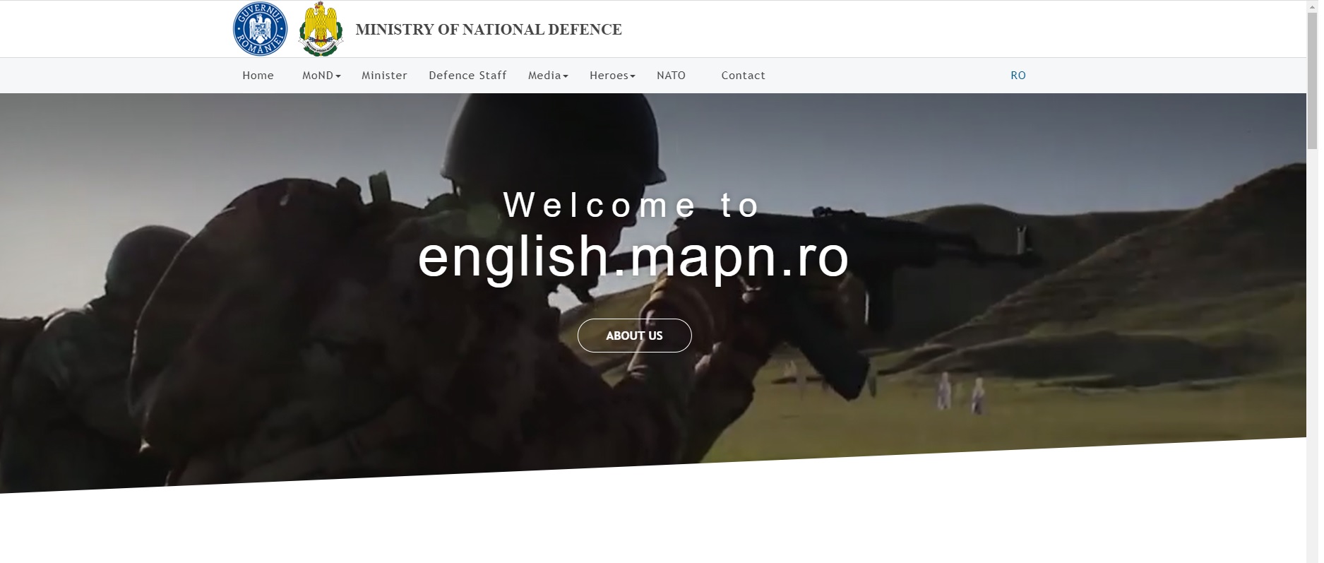 Site-ul Armatei a fost atacat de hackeri. Versiunea în limba engleză a fost repusă în funcțiune ...