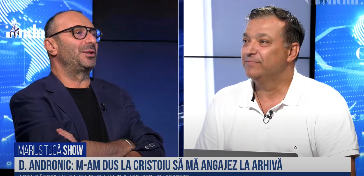 Dan Andronic povestește cum a ajuns la EVZ: „M-am dus la Ion Cristoiu ...