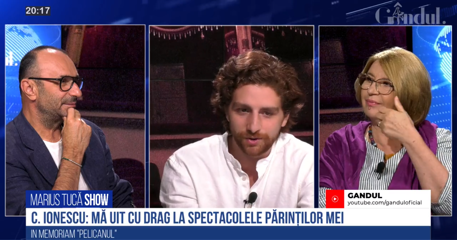 VIDEO | Carol Ionescu, despre povara de a fi copilul unor mari actori ...