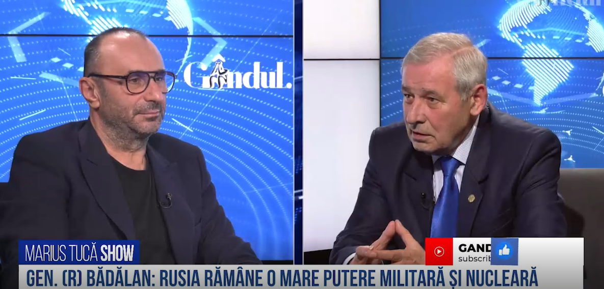 VIDEO | Gen. Eugen Bădălan: „Starea de pace depinde de satisfacerea ...