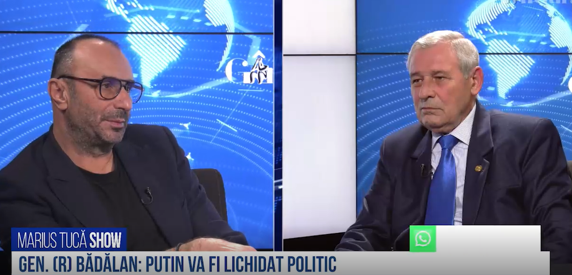 VIDEO | Gen. Eugen Bădălan: „Putin va fi lichidat politic. Înlăturarea ...