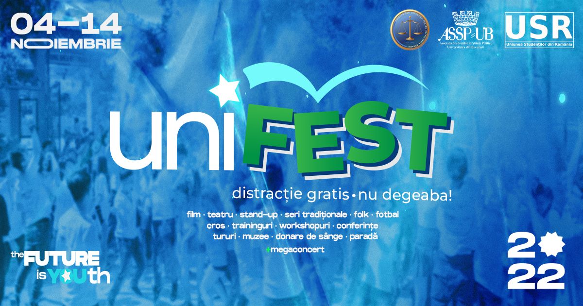 Vineri, 4 noiembrie, începe cel mai mare festival studențesc, UniFEST