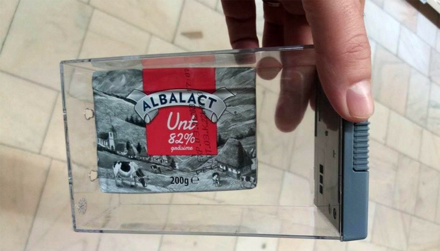 Pachet de unt cu sistem antifurt, într-un magazin din Cluj-Napoca! Câți ...