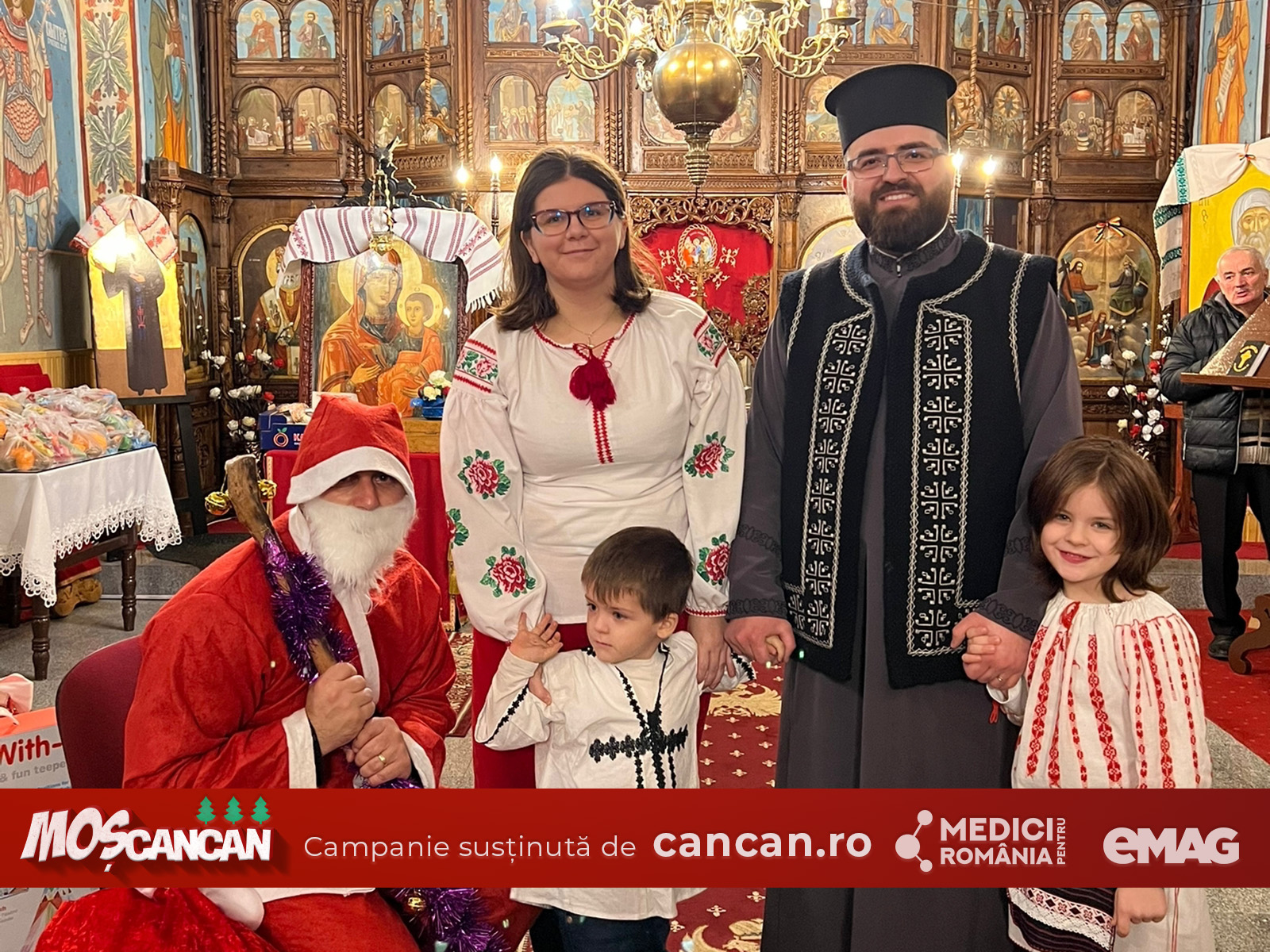 Colinde și cadouri în Parohia din Cocorăștii Grind