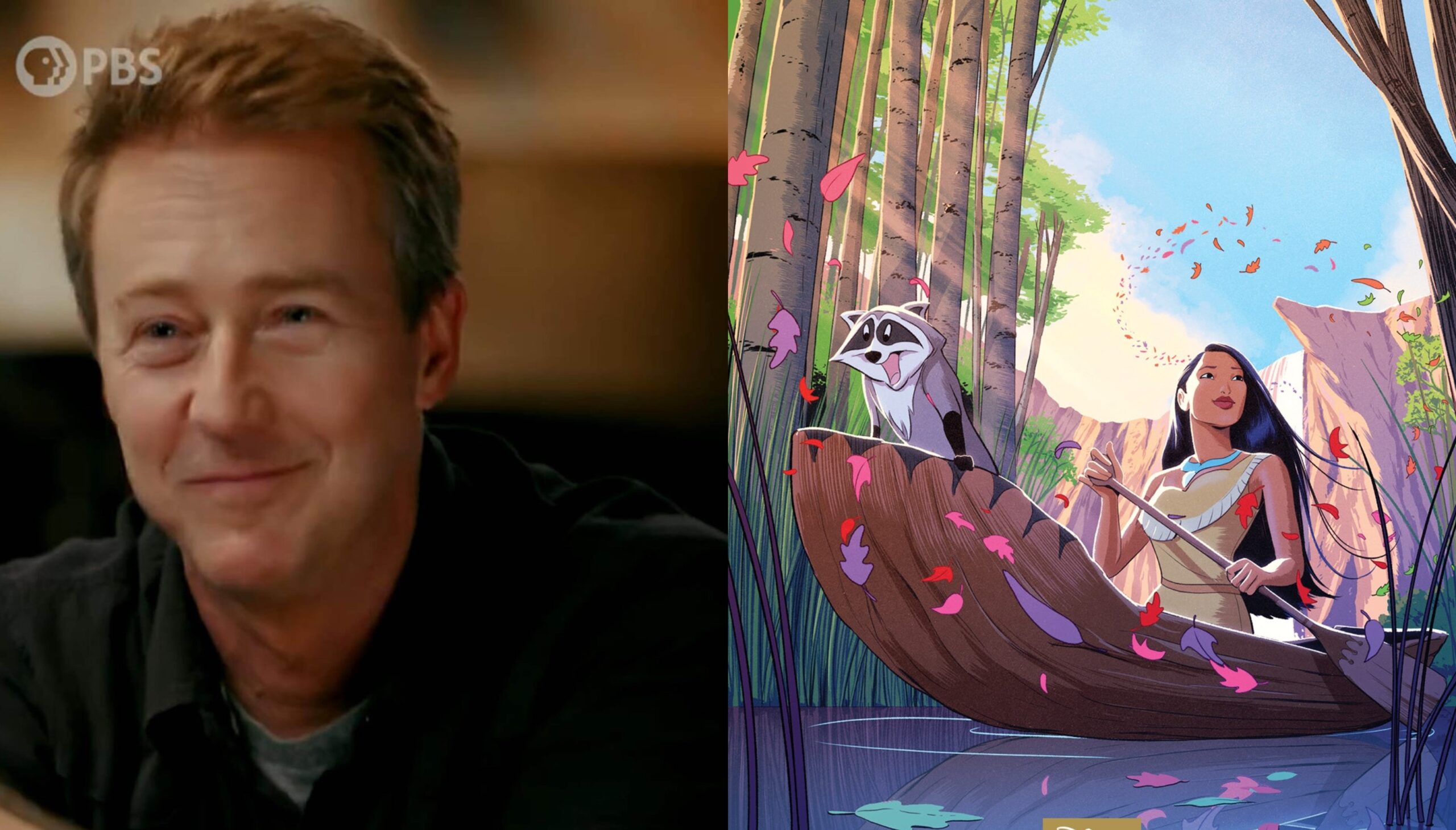 Actorul Edward Norton este rudă cu Pocahontas