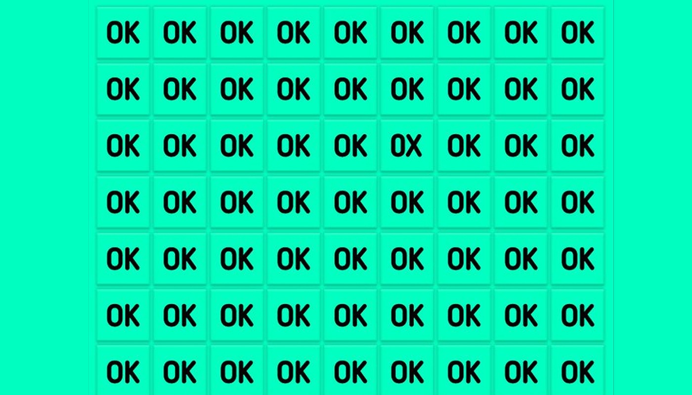 Iluzie optică virală | Care "OK" nu este deloc ok?