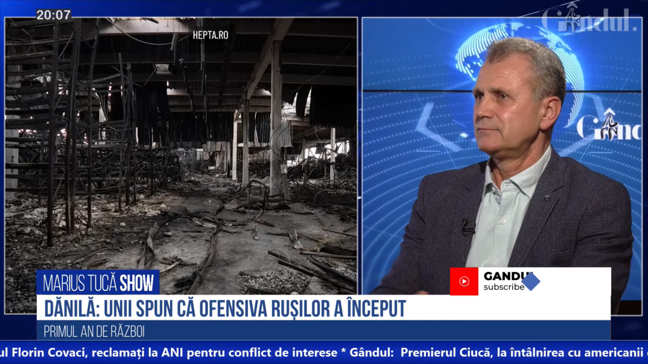 VIDEO | Generalul (r) Ștefan Dănilă, concluzii la un an de război ...