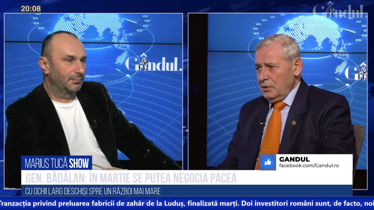VIDEO | Gen. (R) Eugen Bădălan: „Începerea negocierilor de pace este ...