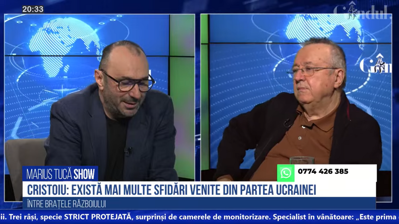 Ion Cristoiu: "There are several defiances that came from Ukraine. Many ...