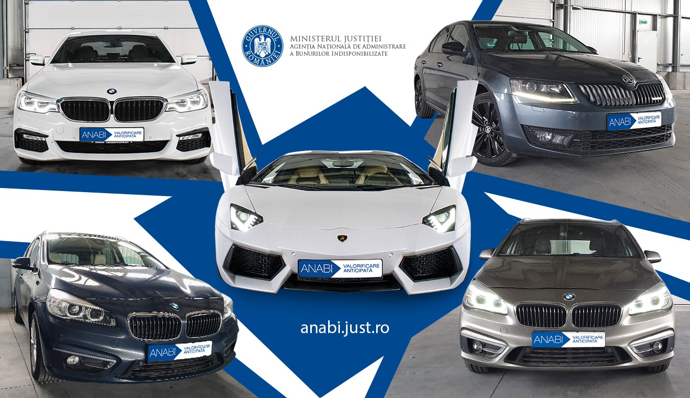 ANABI a preluat mașini de lux în valoare de aproape 4 milioane de lei ...