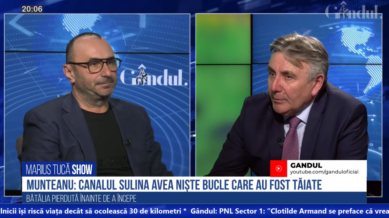 VIDEO | Virgil Munteanu, fost guvernator al Deltei Dunării: „În 2004 a început dragarea ...