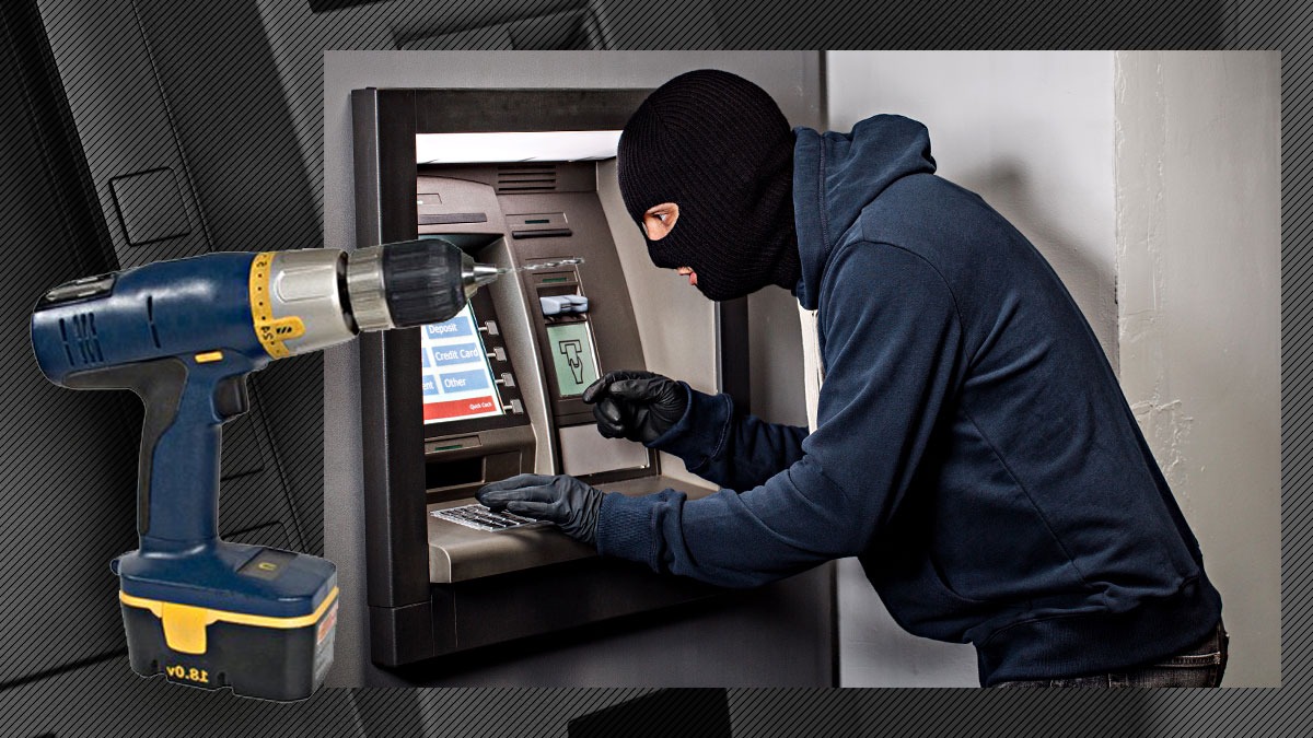 Hoții au inventat o nouă metodă de spargere a bancomatelor
