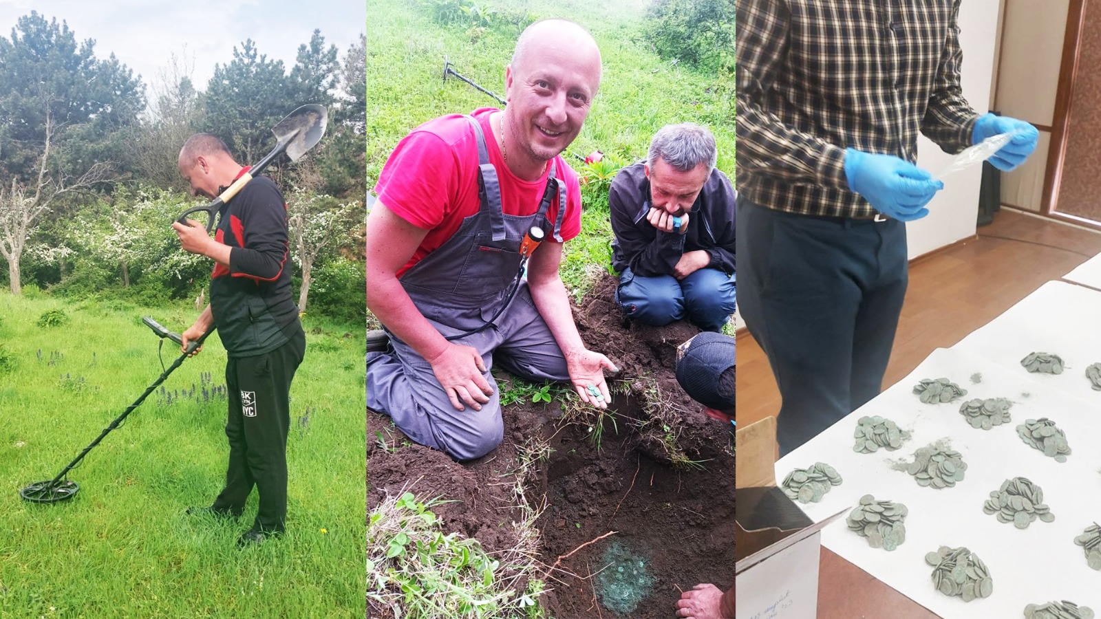 1.200 de monede de argint, descoperite în pădurea din Padea, Dolj