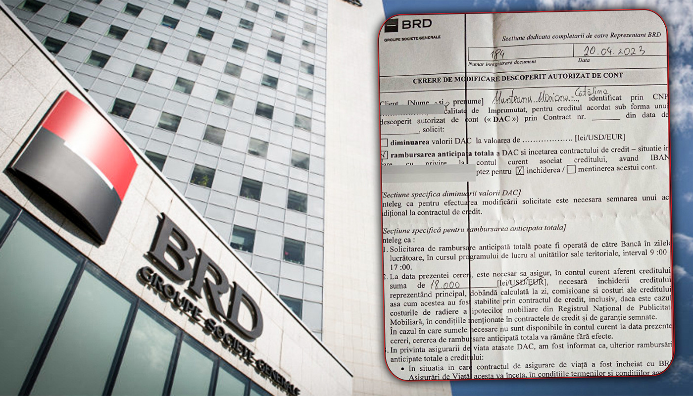 Ce a pățit o clientă BRD din Iași, după ce a vrut să-și închidă contul