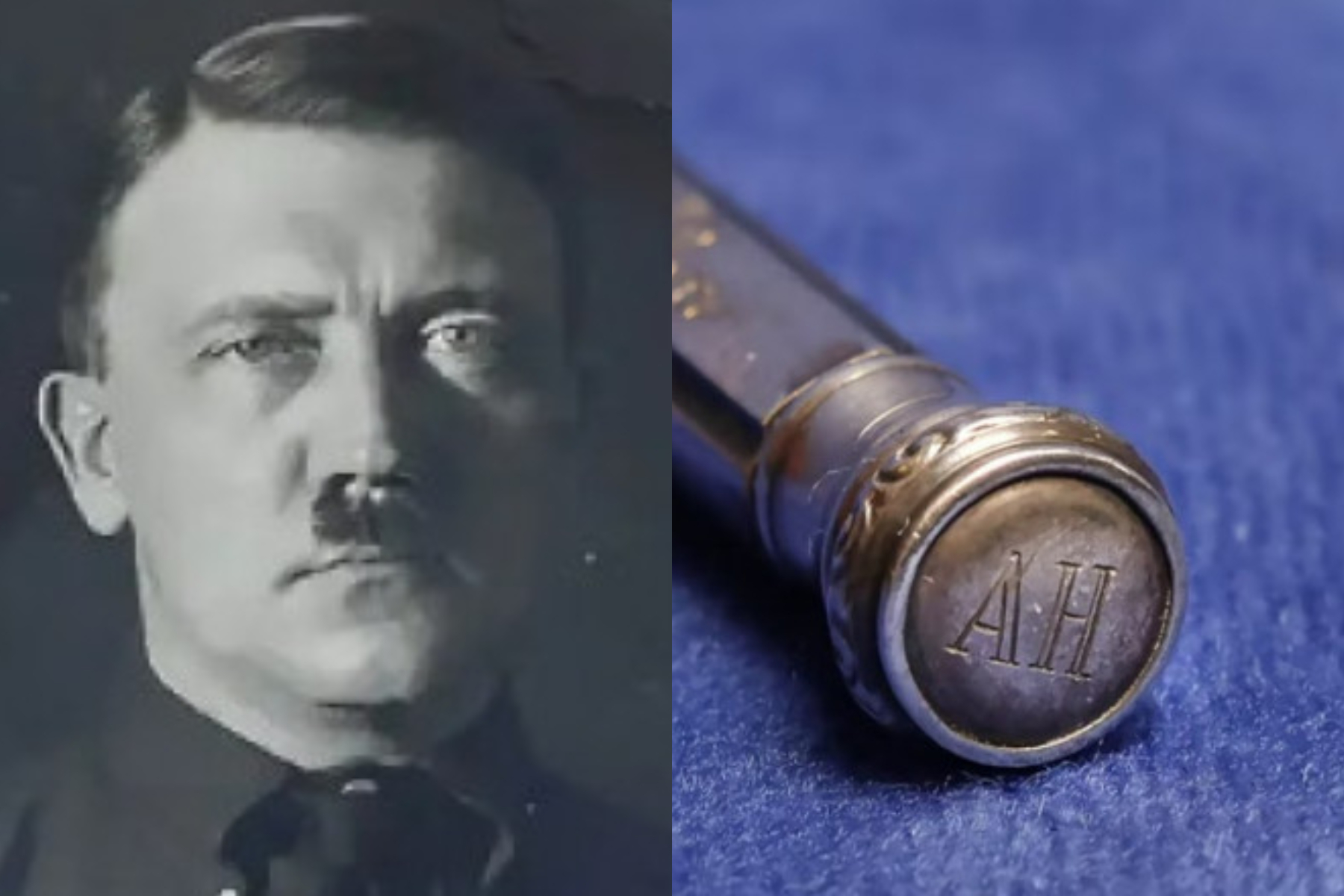 Creion de ARGINT al lui Adolf Hitler, vândut la licitație. A fost un ...