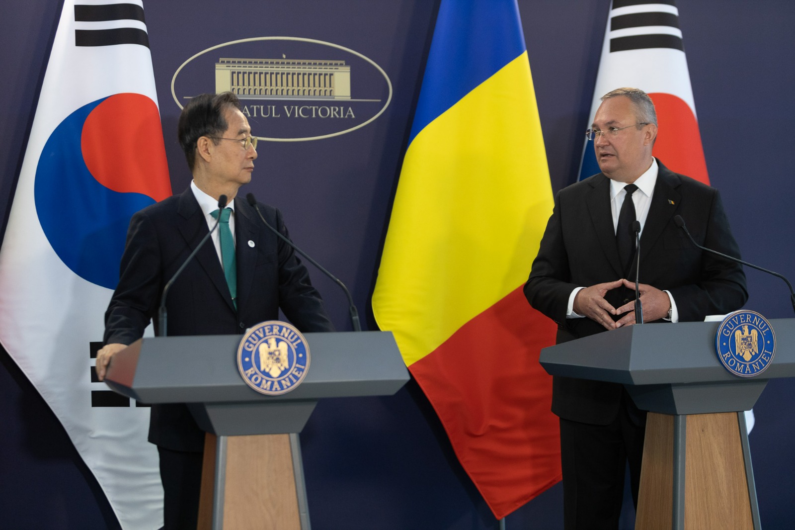 Premierul Coreei de Sud, Han Duck-soo, primit de Nicolae Ciucă