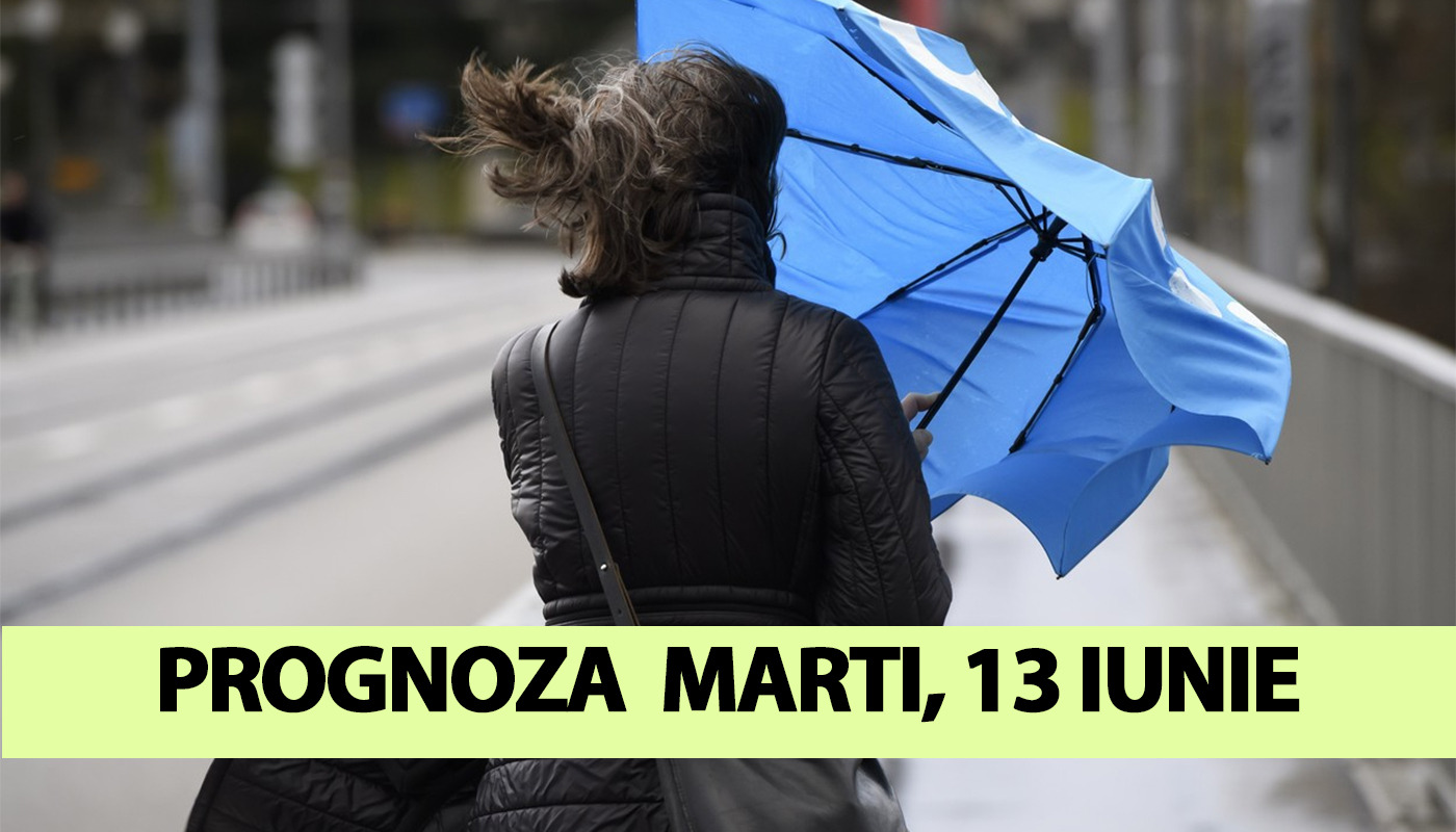 Ce se întâmplă cu vremea marți, 13 iunie 202