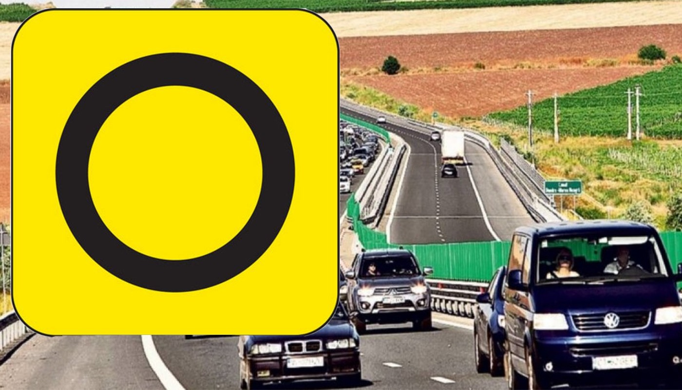 4 din 5 șoferi nu știu! Ce înseamnă semnul de circulație cu un cerc negru pe fundal galben și ...