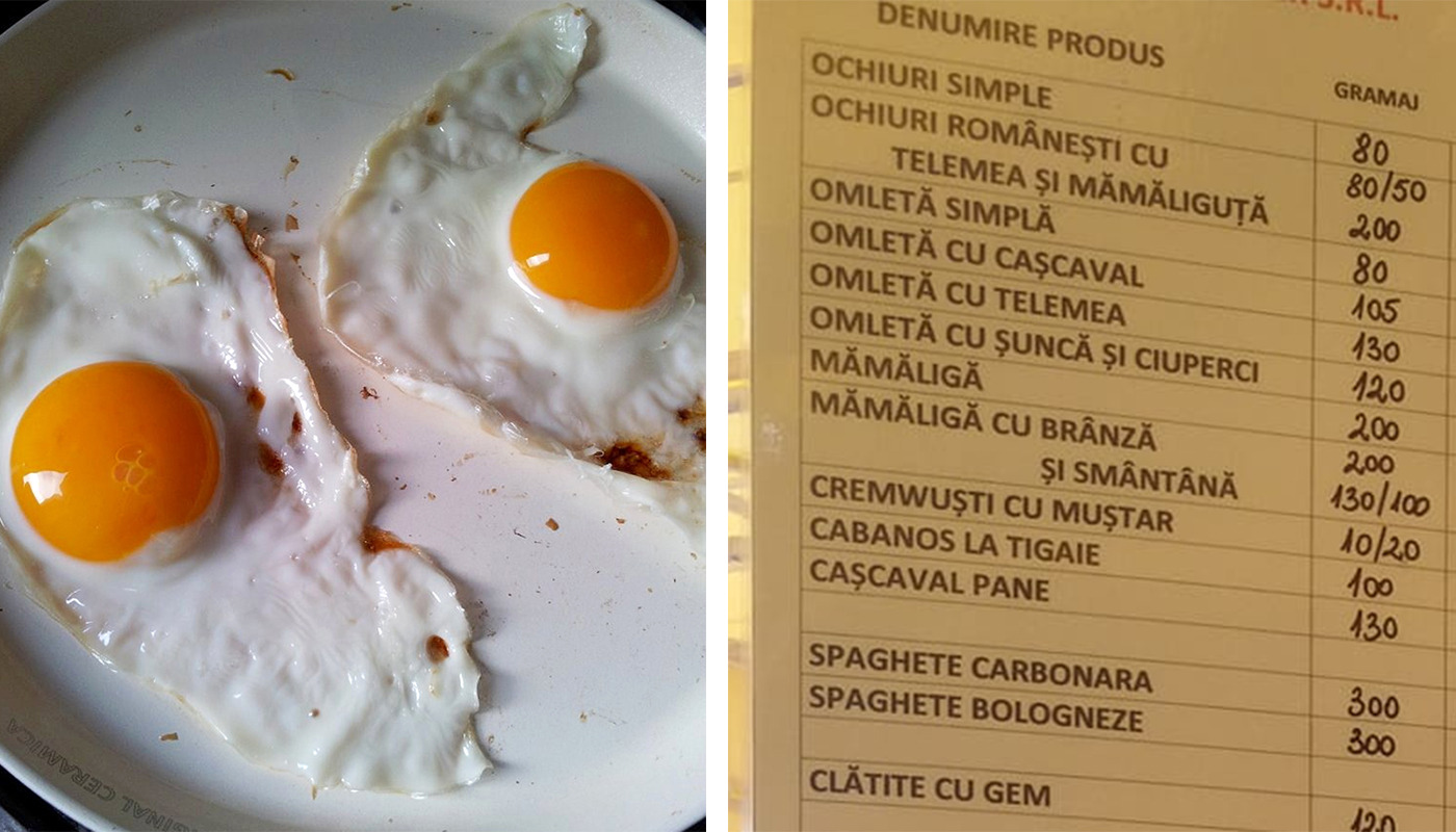 Prețurile au crescut în iulie! Câți lei costă două ouă ochiuri simple ...