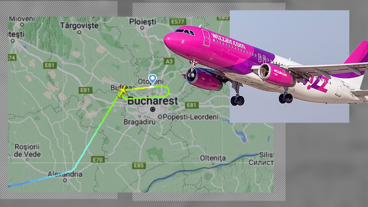 VIDEO | Momente de groază pentru pasagerii cursei Bari-București. Un avion Wizz Air a ratat ...