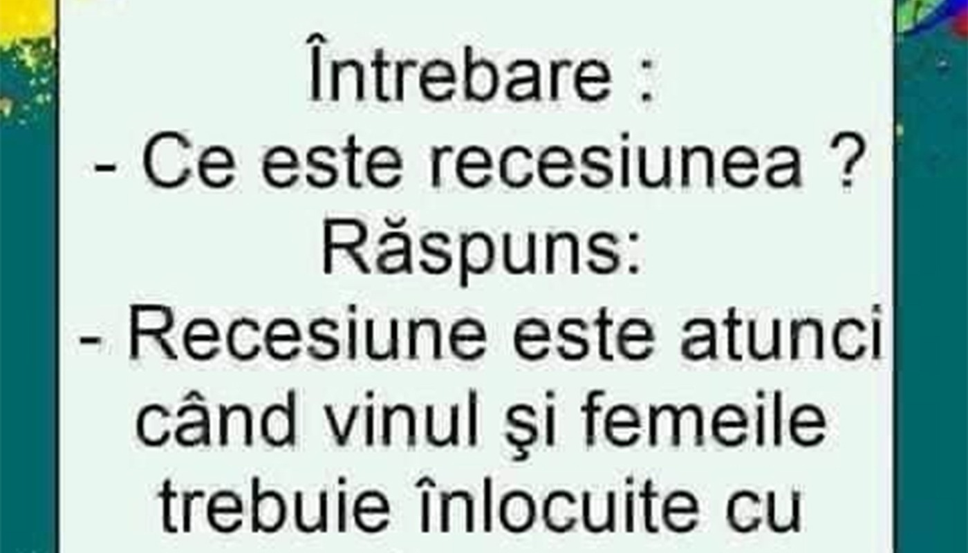 BANCUL ZILEI | Ce este recesiunea
