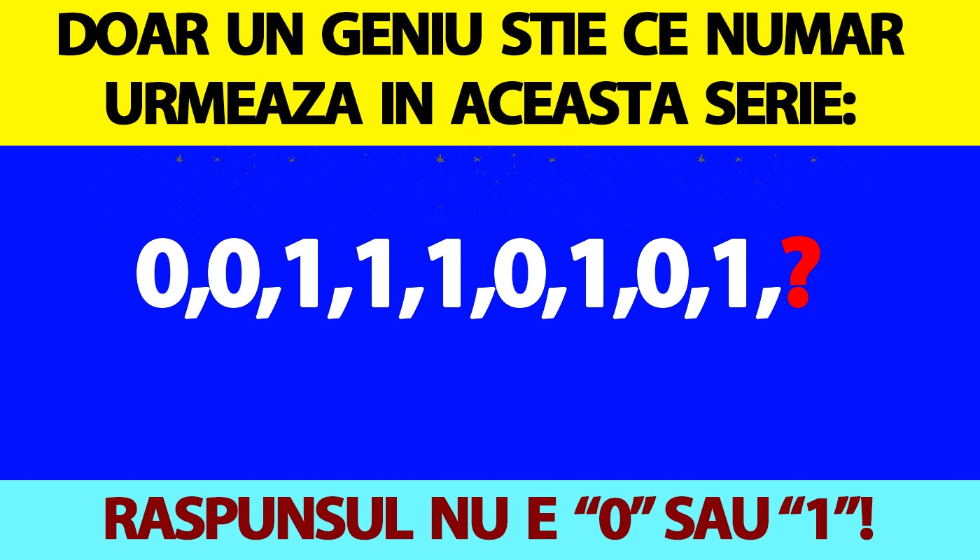 Test de inteligență | Doar un geniu știe ce număr urmează în această ...