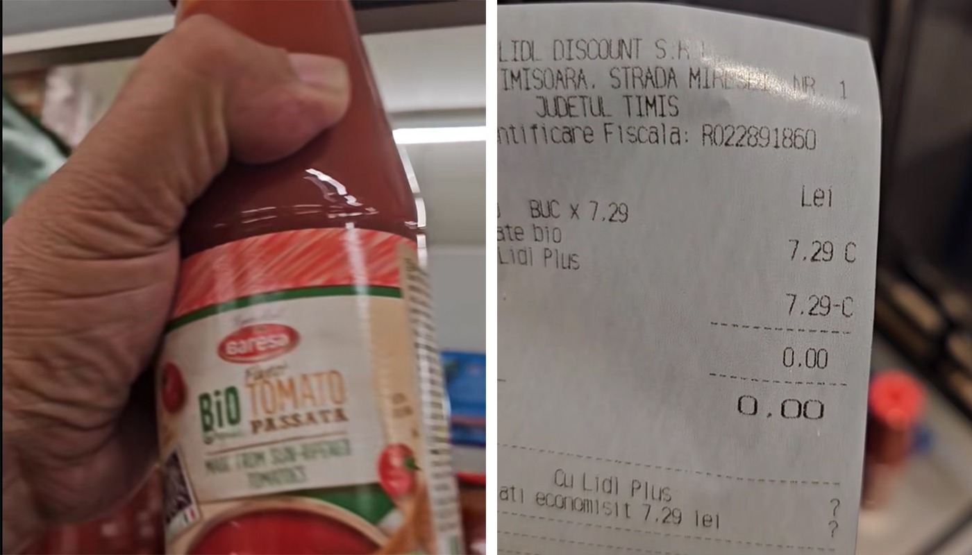 Cum să cumperi cu 0 lei un suc de roșii bio de la LIDL. Trucul pe care ...