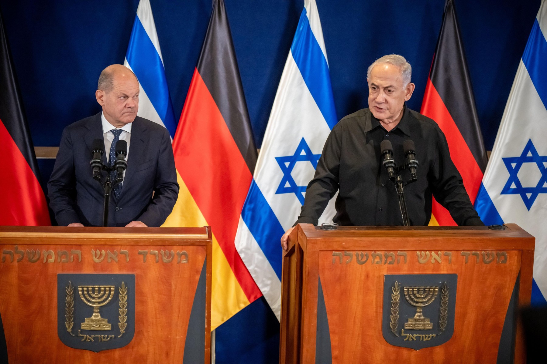 Olaf Scholz i-a reiterat lui Benjamin Netanyahu solidaritatea Germaniei ...
