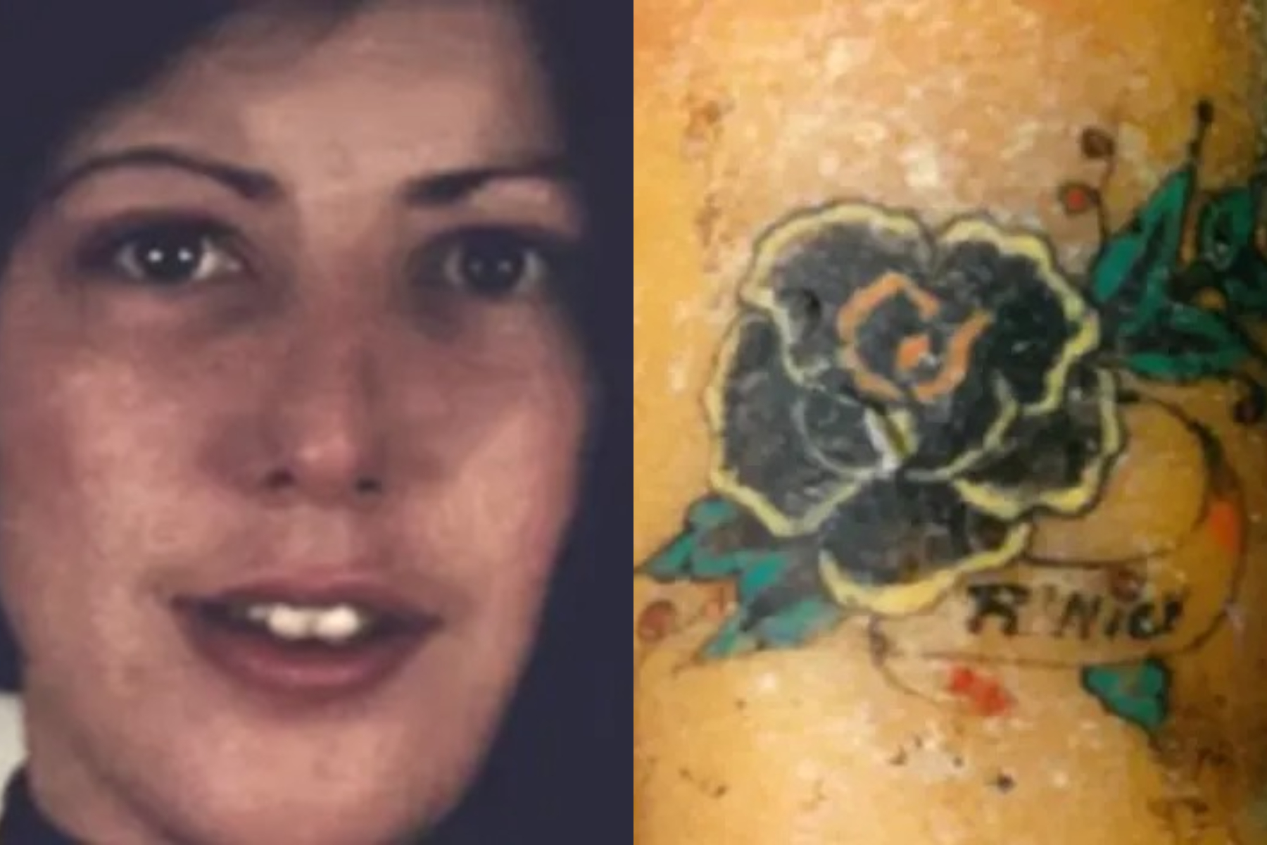 Tânăra cu tatuaj în formă de FLOARE, identificată după 31 de ani. A ...