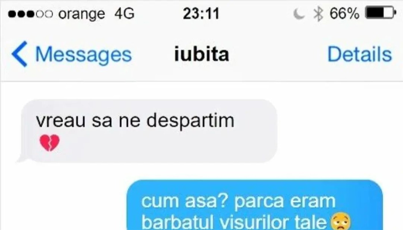 BANCUL ZILEI | „Vreau să ne despărțim!”