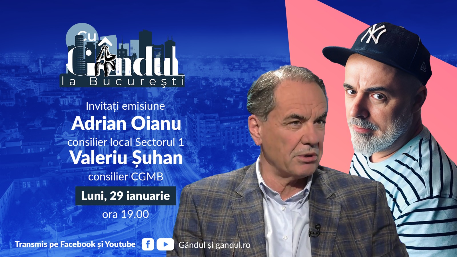 Cu Gândul la București’’ începe luni, 29 ianuarie, de la ora 19.00 ...