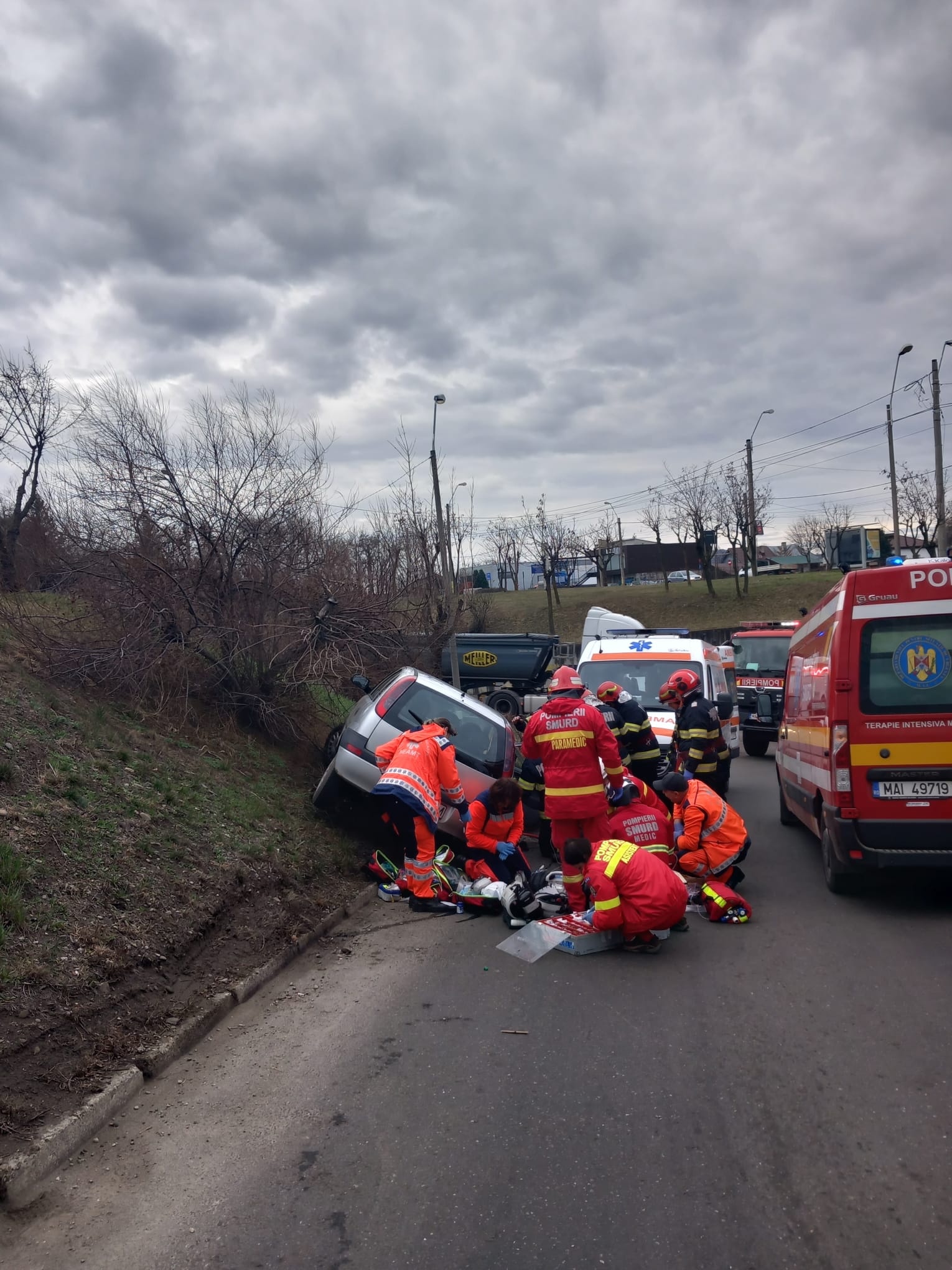 Un bătrân de 80 ani din Neamț a murit la volan