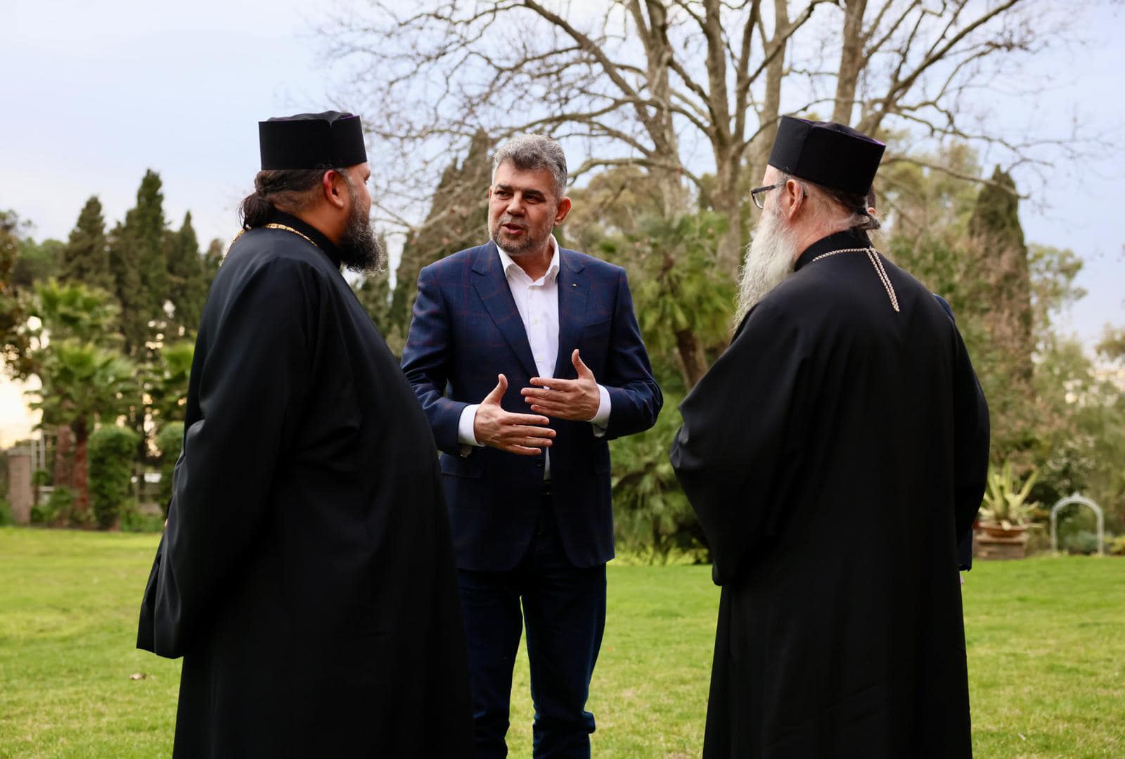 Marcel Ciolacu, întâlnire cu episcopul Siluan Şpan: „Vom lucra pentru ...