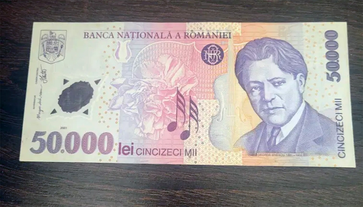 Mai știi celebra bancnotă de 50.000 lei din 2001? Ireal cu câți bani se vinde acum, în martie 2024