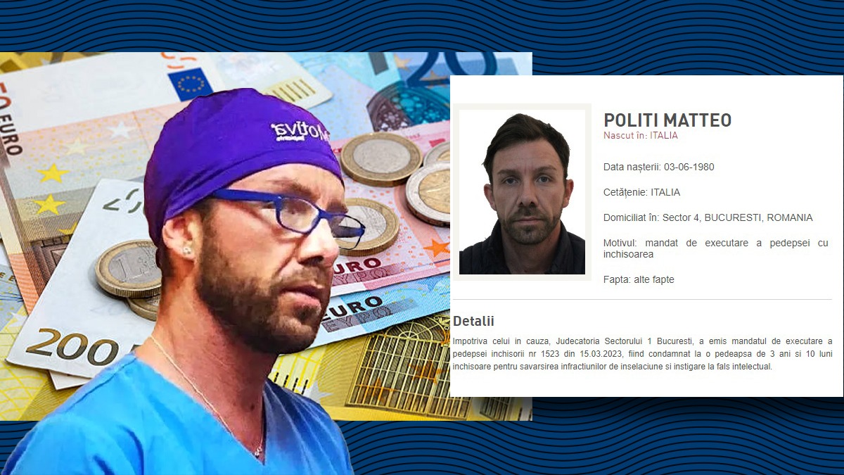 Falsul chirurg Matteo Politi a lăsat, în România, afaceri neterminate