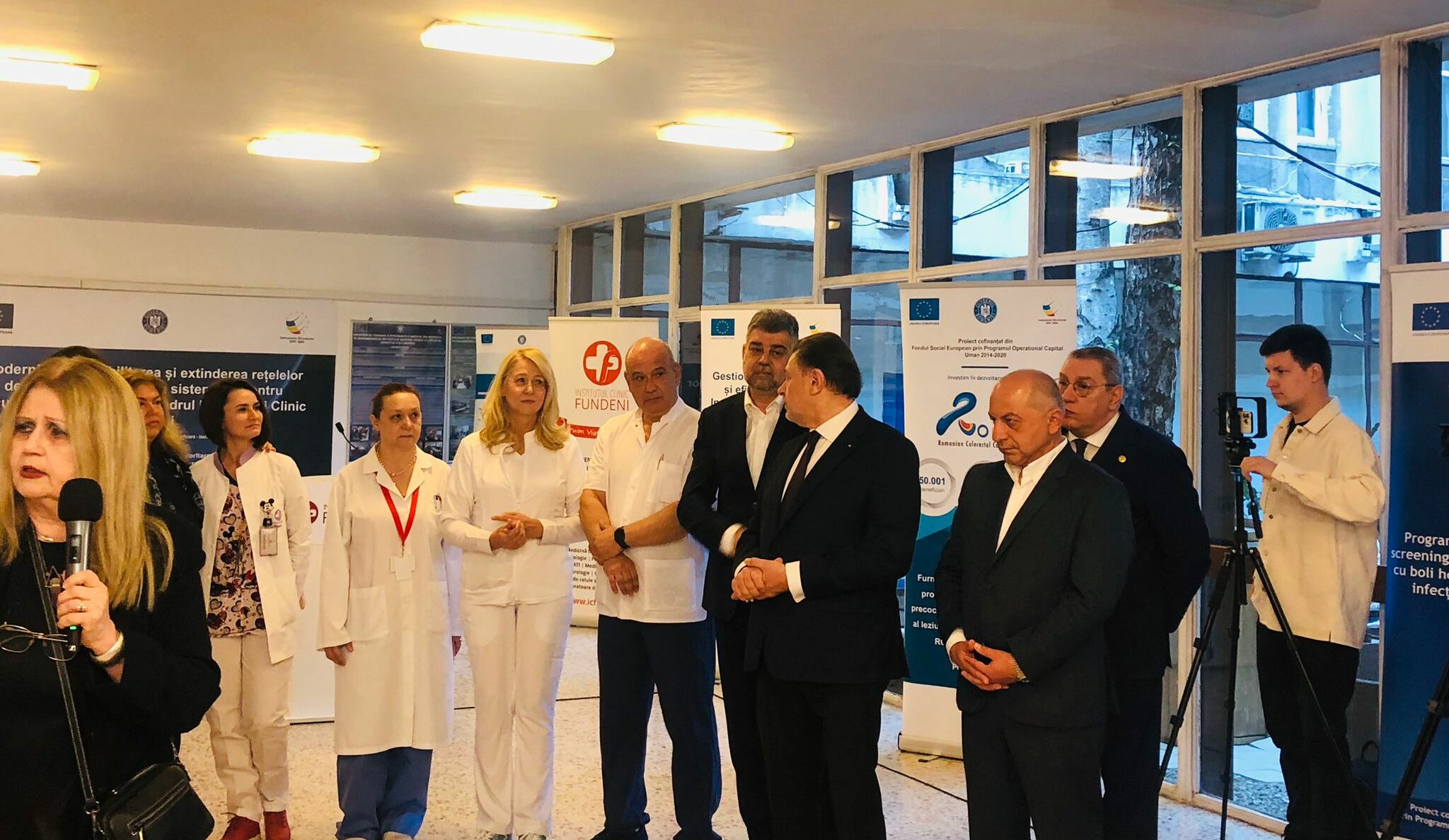 Marcel Ciolacu, în vizită la Spitalul Fundeni / Guvernul reabilitează ...