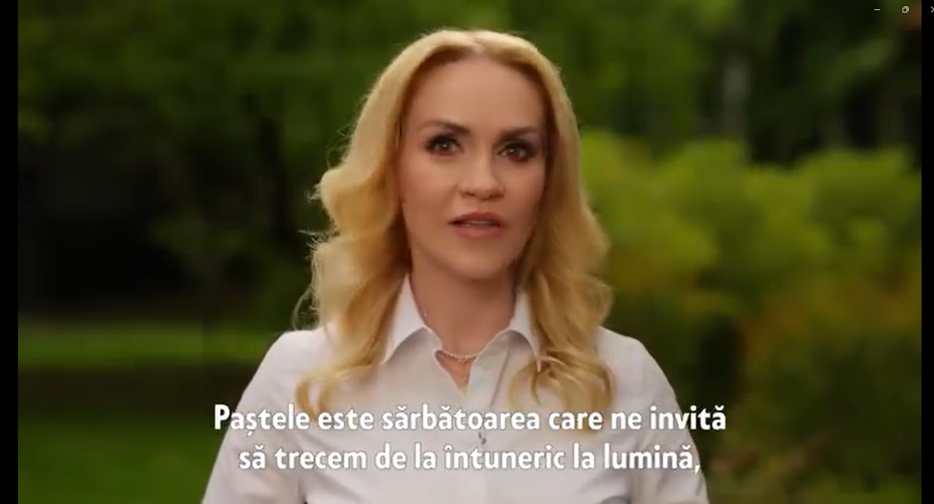 Gabriela FIREA, mesaj în Sâmbăta MARE: Paștele este sărbătoarea care ne ...